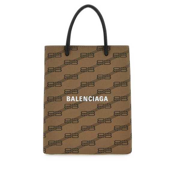 Balenciaga | Bags | Balenciaga Bb Monogram Printed Tote Brown | Poshmark